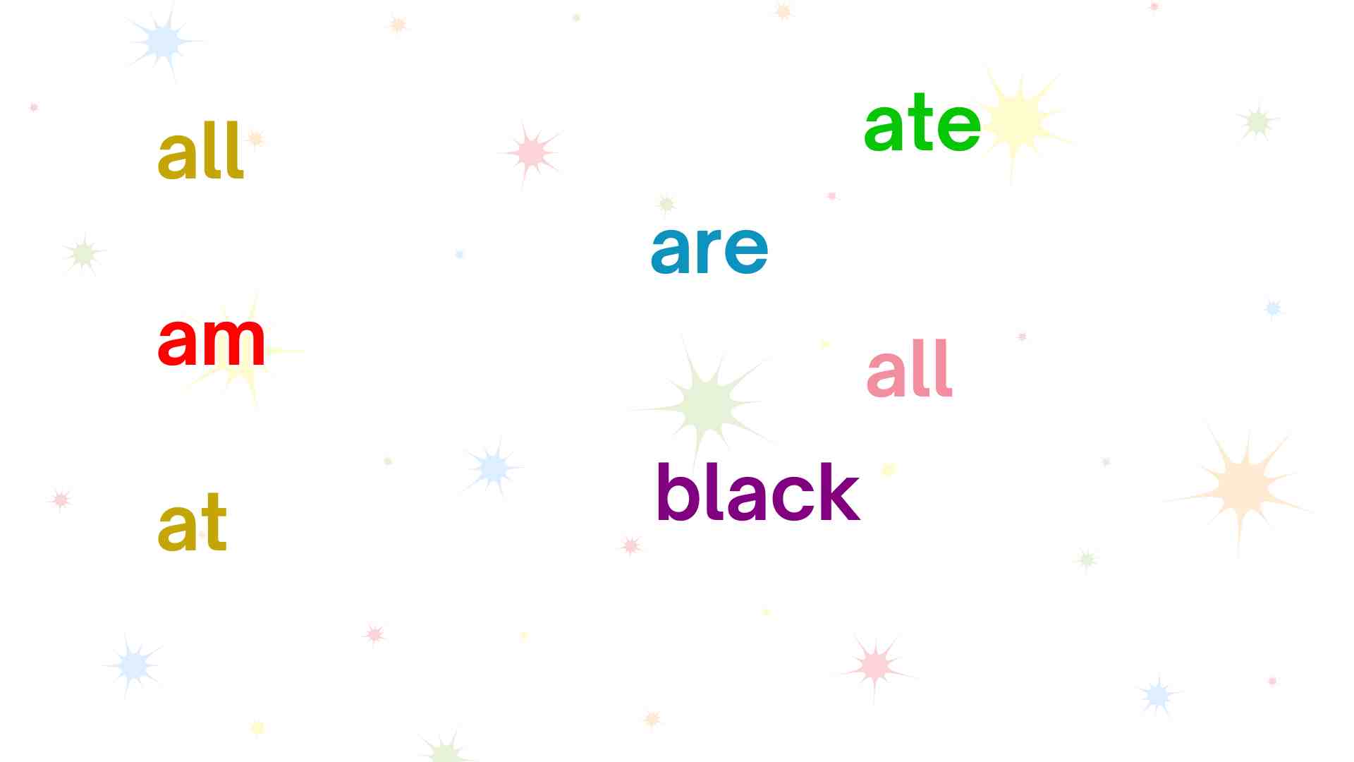 Preschool Early Reading Phonics Words | Learning Bob